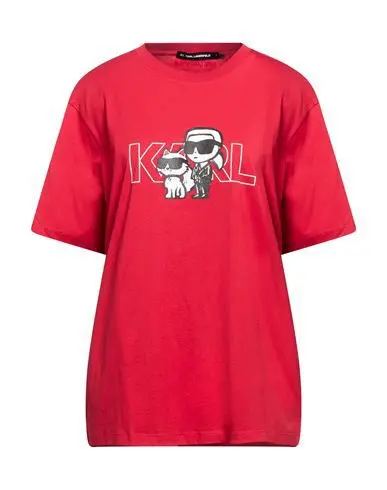 Karl Lagerfeld T-shirt Size Organic Cotton - Red