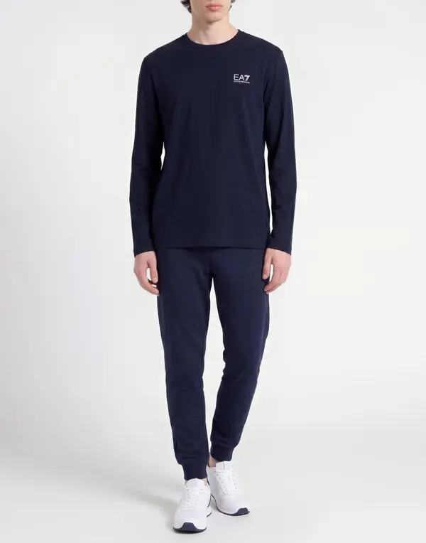 EA7 T-shirt Midnight Size Cotton, Elastane