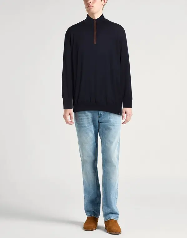 Paul & Shark Sweater Midnight Size Virgin Wool - Blue
