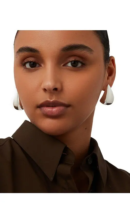 Jenny Bird Small Margeaux Puff Earrings In Metallic