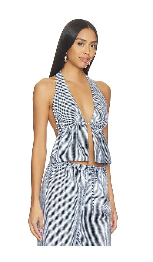 MORE TO COME Ruthie Halter Top In Blue