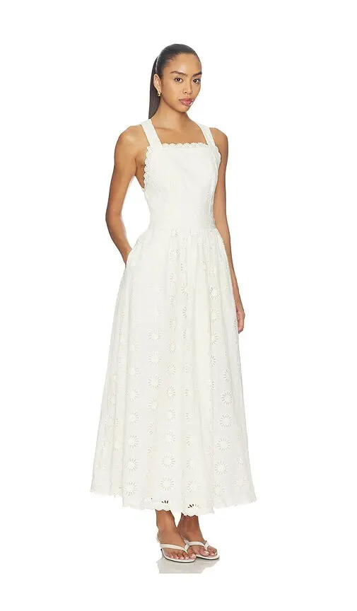 STONE COLD FOX X The Marlow Apron Midi Dress