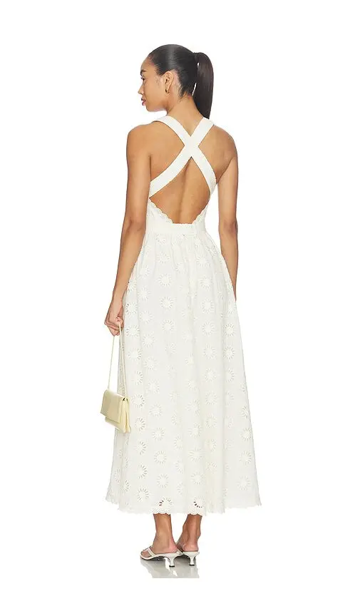 STONE COLD FOX X The Marlow Apron Midi Dress