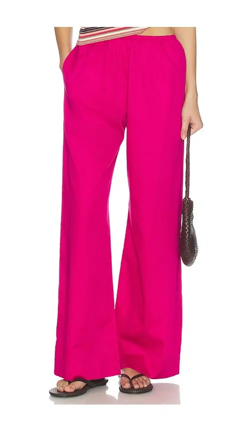 LESET Yoko Pocket Pant In Pink