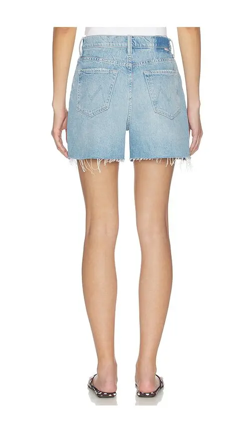 MOTHER The Extra Mile Short Fray In Blue