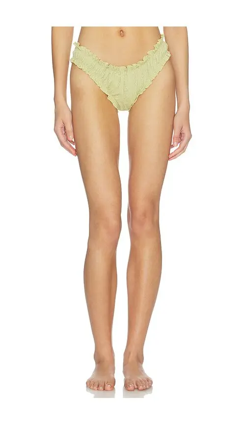 JUILLET Chloe Bikini Bottom In Green