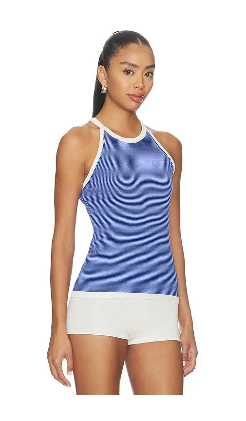 Astr The Label Betia Sweater Top In Blue