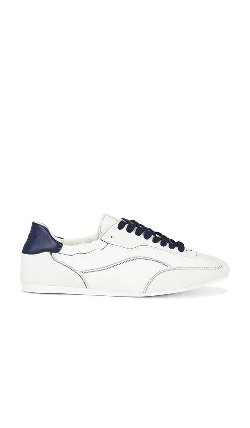 Simkhai Georgie Elasticized Nylon Sneaker In White - Ivory