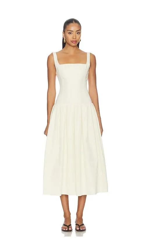 ALL THE WAYS Cypress Midi Dress - Ivory