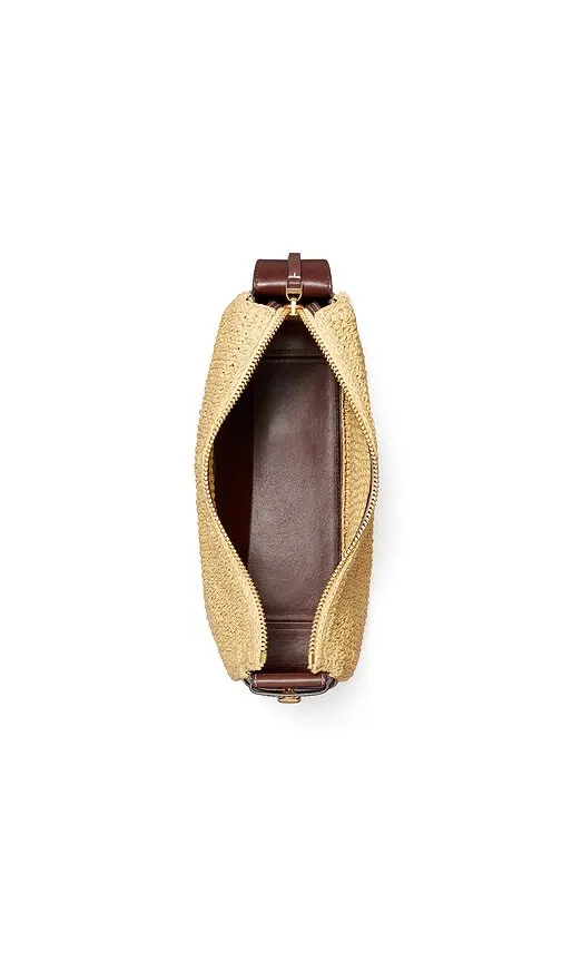 Tory Burch Romy Straw Shoulder Bag
