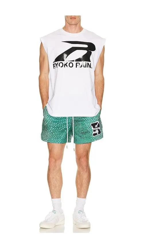 RYOKO RAIN Sleeveless Tank With Graphic Logo