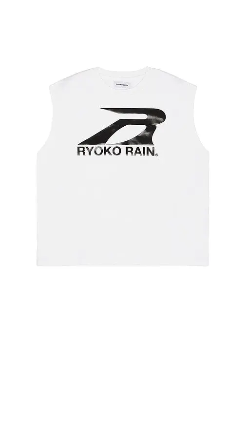 RYOKO RAIN Sleeveless Tank With Graphic Logo