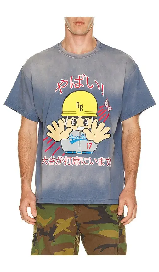 RYOKO RAIN Caution Home Run Tee In . Also