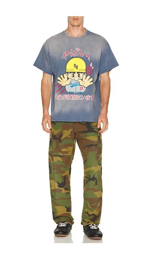RYOKO RAIN Caution Home Run Tee In . Also