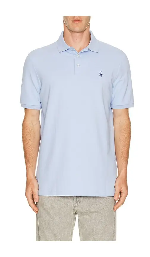 Polo Ralph Lauren Short Sleeve Stretch Mesh Polo In . Also - Blue