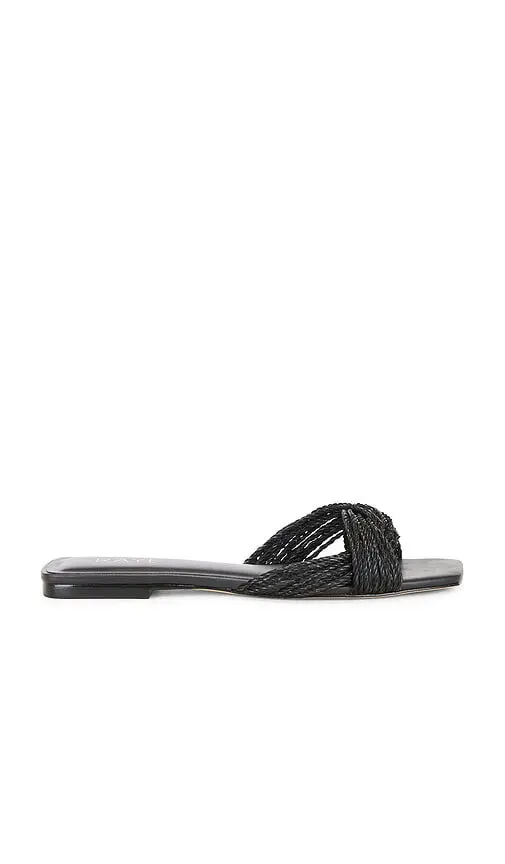 Raye Keene Flat Sandals - Black