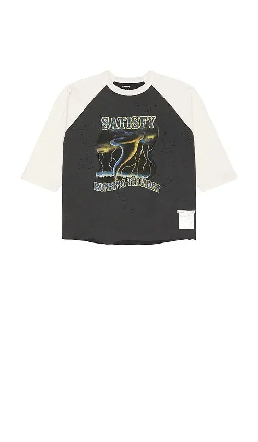Satisfy Mothtech Baseball Tee In . Also - Grey