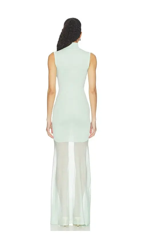 SEROYA Amine Knit Maxi Dress - Mint
