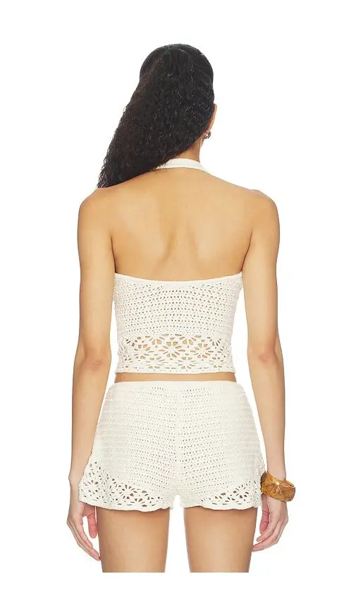 Tularosa Carrissa Crochet Halter Top