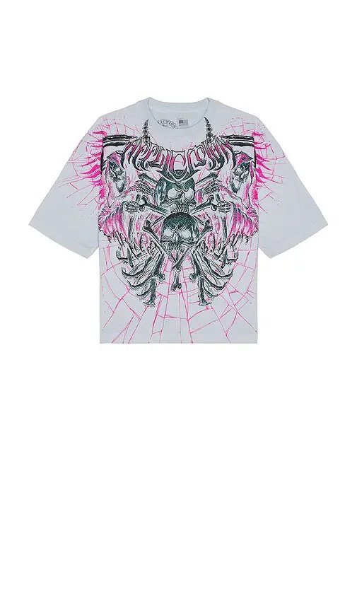 AFFLICTION Darkness Falls Short Sleeve Tee In . Also