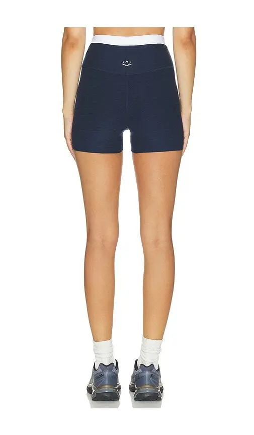 Beyond Yoga Space Dye Layered Short