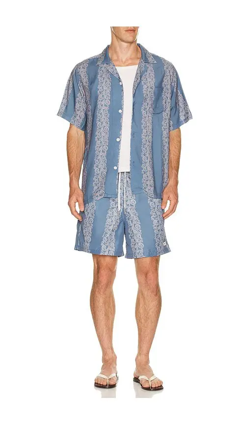 BATHER Printed Swim Trunks