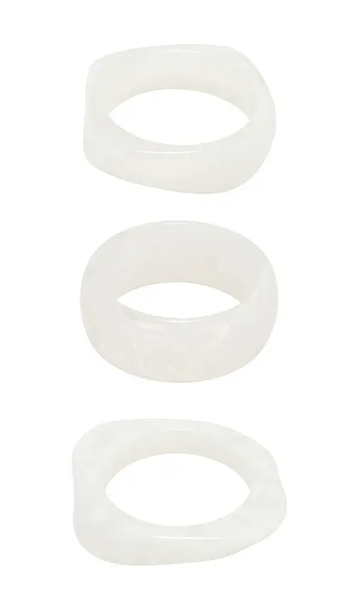 EPIFENE Set Of 3 Acetate Bangles