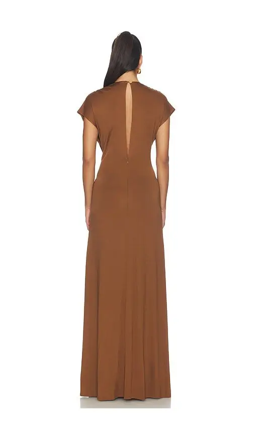 Alexis Lunaria Maxi Dress - Brown