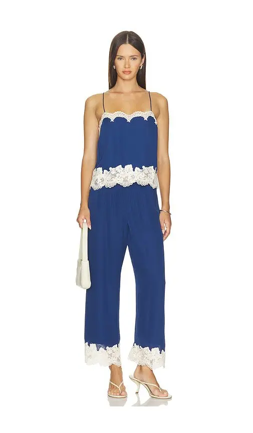 Cami Nyc Maiya Chiffon Camisole With Lace Trim