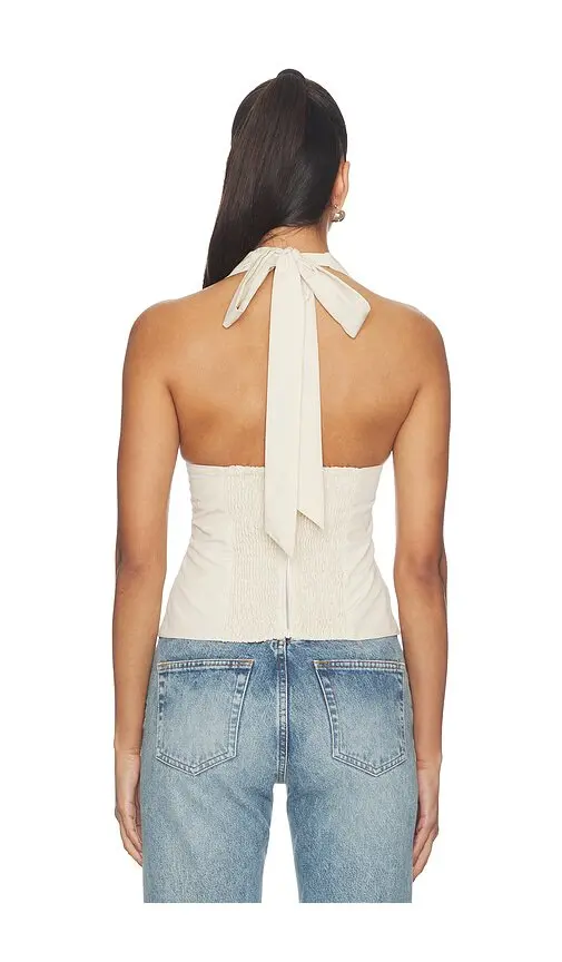 ALL THE WAYS Lydia Halter Neck Top