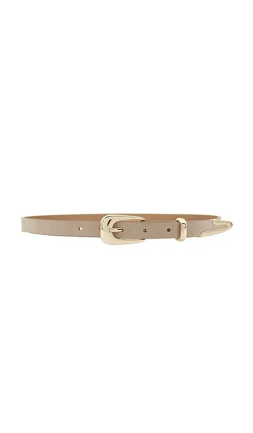 Ettika Liquid Metal Western Belt - Tan