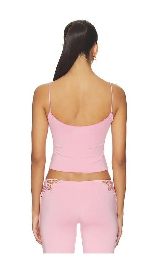 INDAH Rose Embellished Tank Top