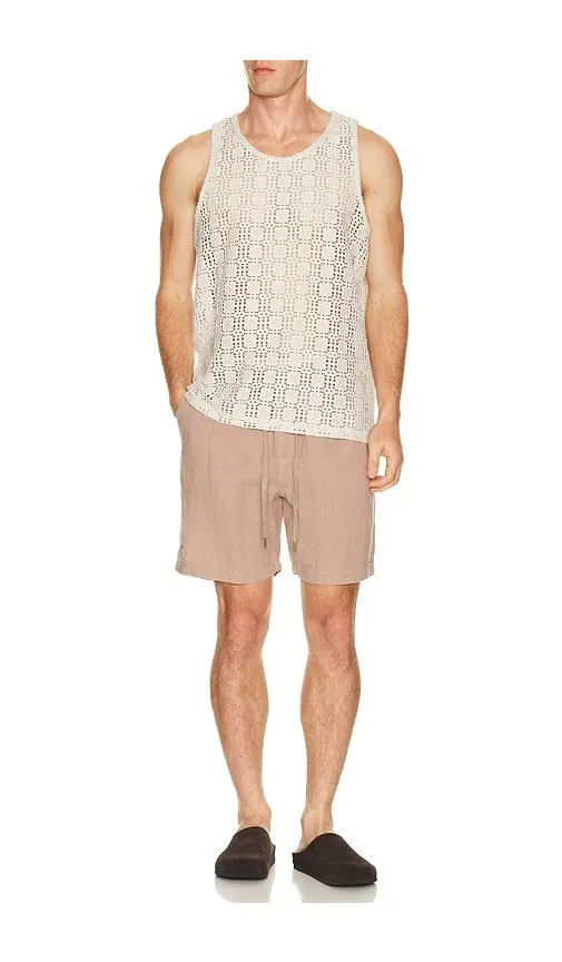 Faherty Brand Essential 6.5 Linen Short