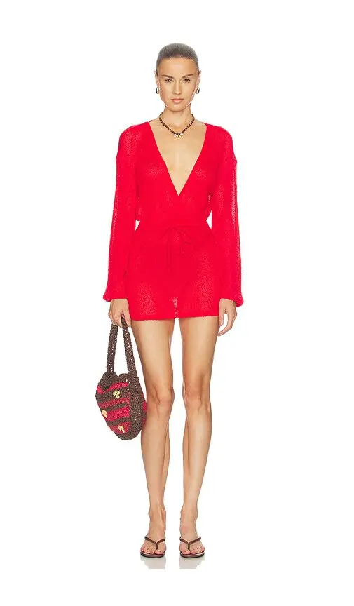 LOVERS AND FRIENDS Freya Mini Dress - Red