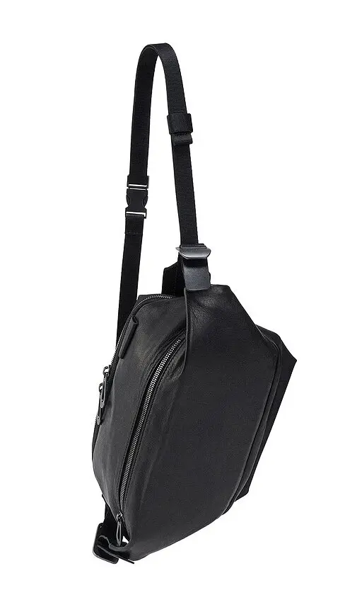 COTE & CIEL Isarau Leather Sling Bag - Black