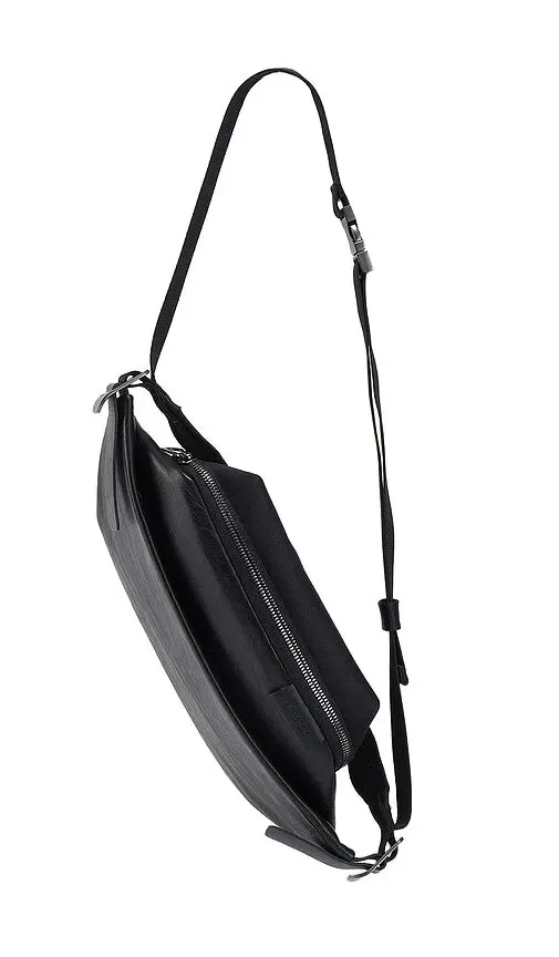 COTE & CIEL Isarau Leather Sling Bag - Black