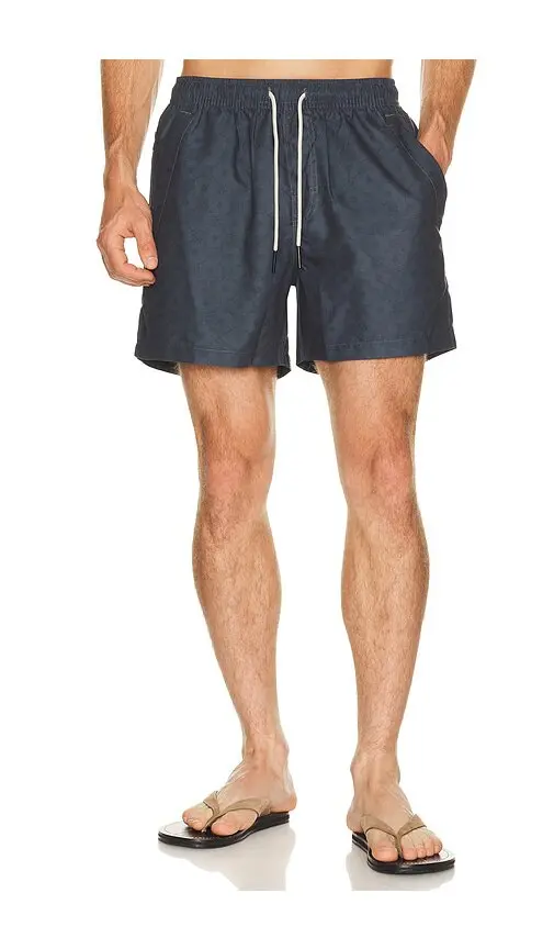 Oas Mosaico Swim Shorts - Brown