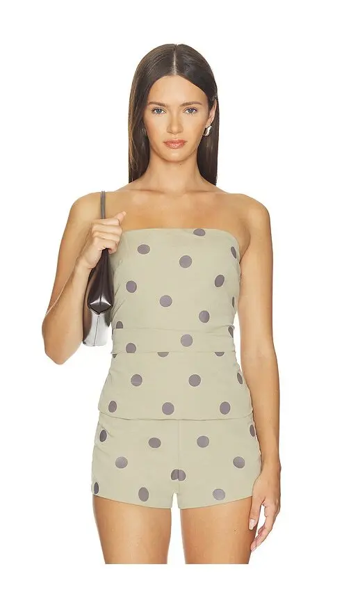 MORE TO COME Calinda Strapless Top