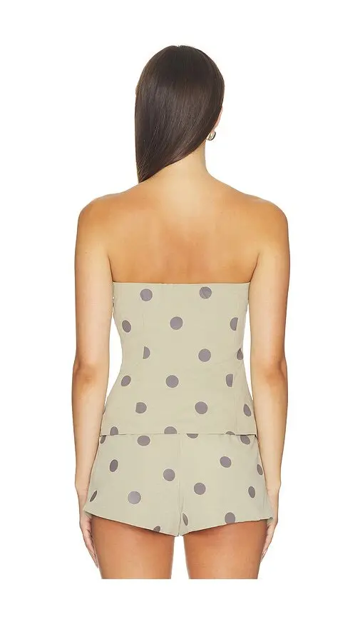 MORE TO COME Calinda Strapless Top