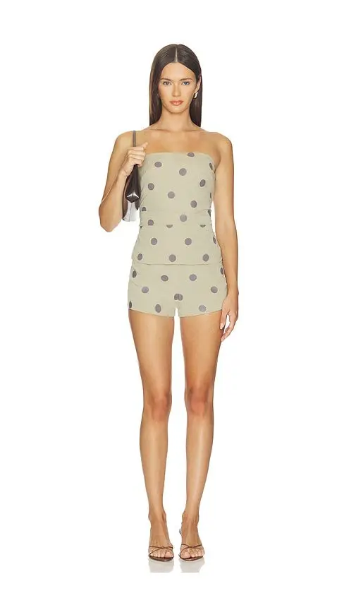 MORE TO COME Calinda Strapless Top