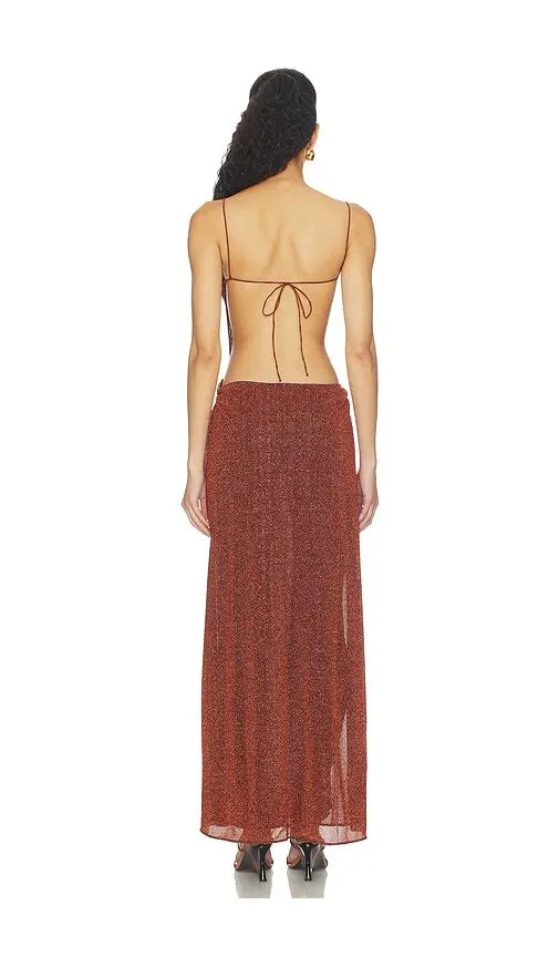 Oseree Lumiere Shell Long Dress