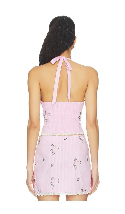 Majorelle Halter Top