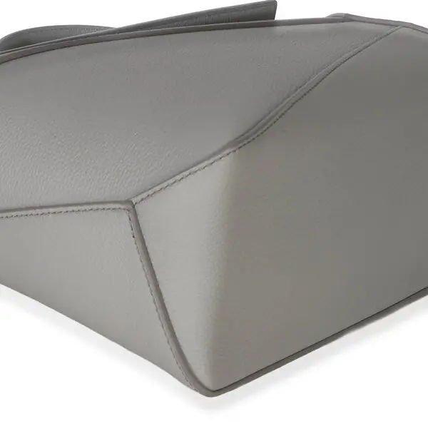 Loewe Grained Calfskin Puzzle Edge Bag - Gray