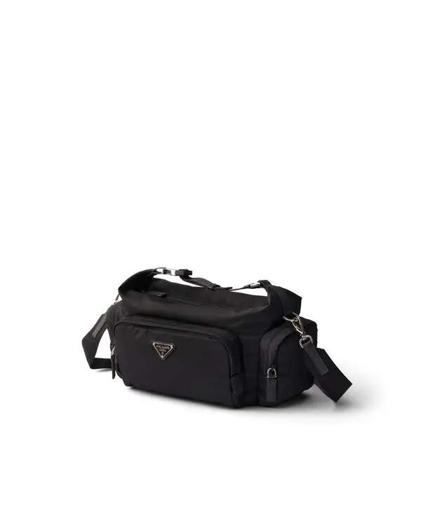Prada Re-nylon And Saffiano Leather Shoulder Bag
