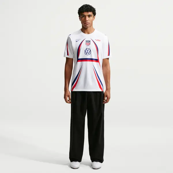 Nike Usa X V.a.a. Academy Pro Short-sleeve Soccer Top
