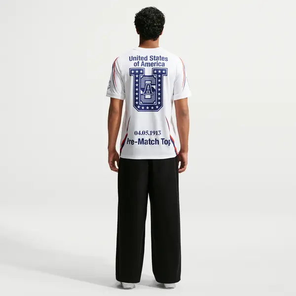 Nike Usa X V.a.a. Academy Pro Short-sleeve Soccer Top