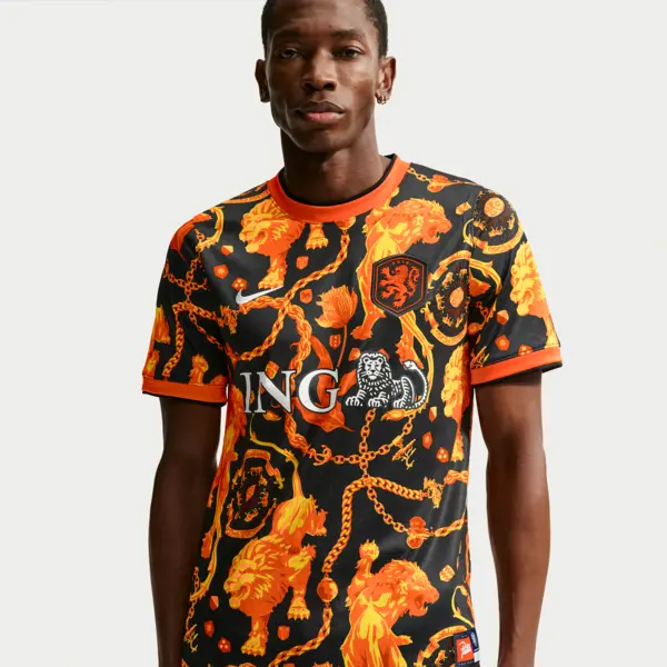 Nike Netherlands X Patta Academy Pro Short-sleeve Soccer Top - Black