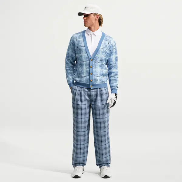 Nike Tartan Golf Cardigan