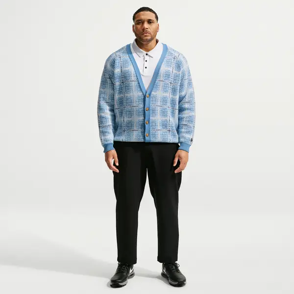 Nike Tartan Golf Cardigan