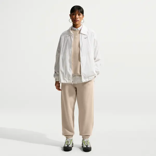Nike Studio Fleece Medium Weight High-rise Oversized Cuffed Pants - Brown